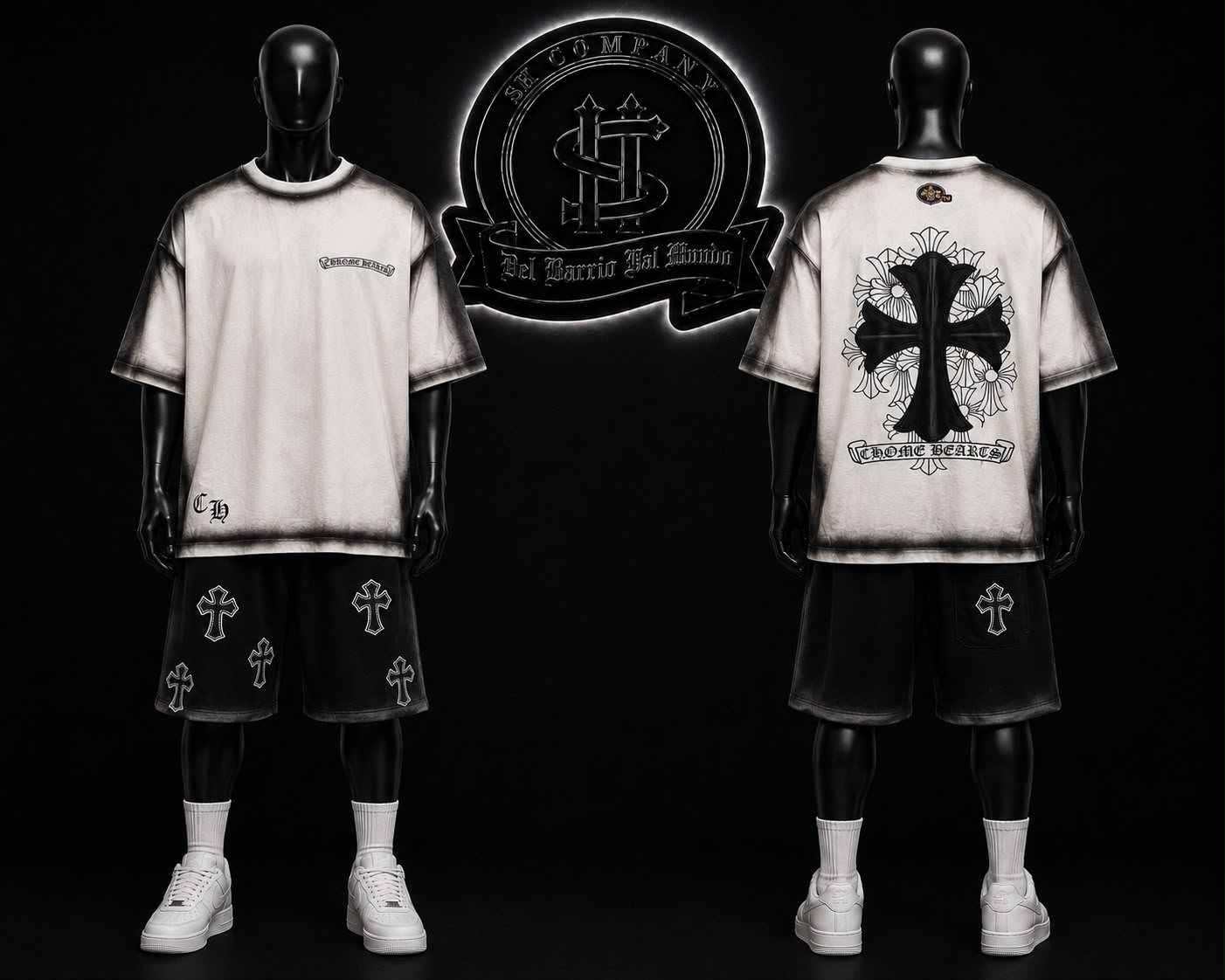 CONJUNTO CRHT COLOR/BICOLOR/BLANCO/NEGRO – SH STORE